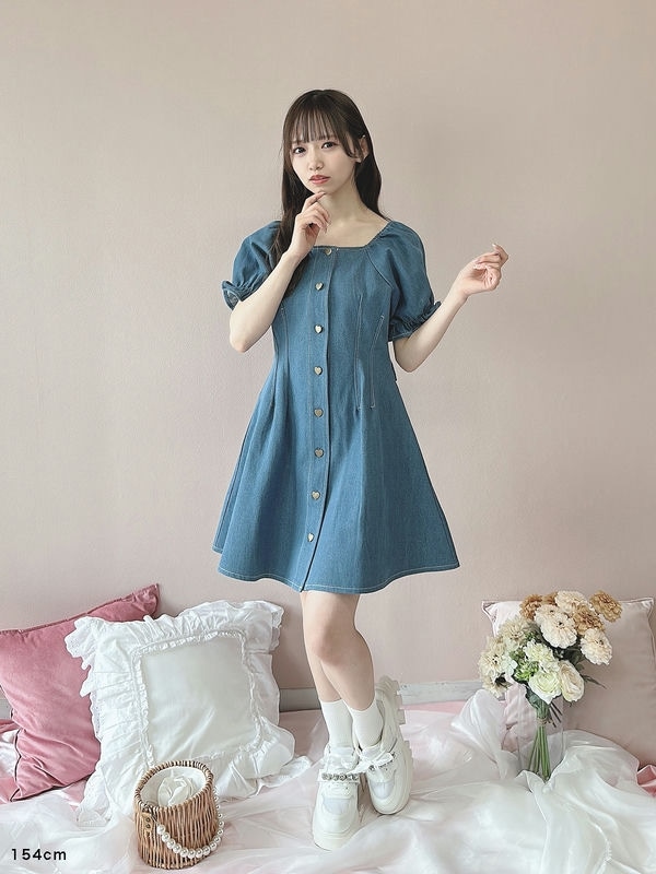 デニムリボンOP｜evelyn（エブリン）公式通販サイト